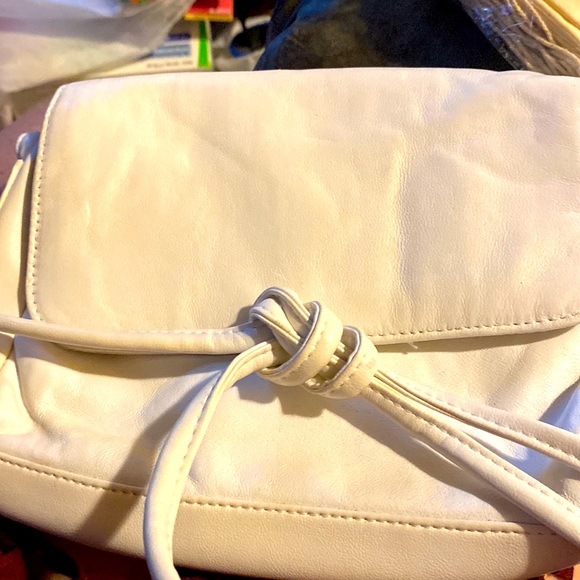 CB Collections | Bags | Cb Collection Ivory Leather Crossbody | Poshmark